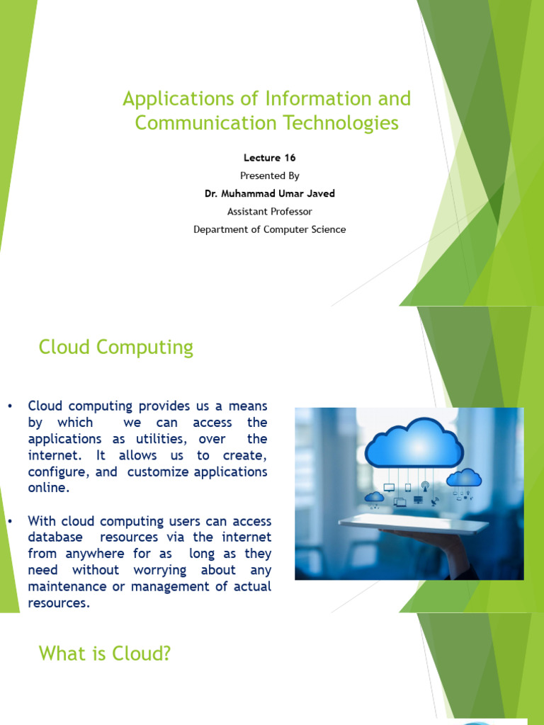 ICT Lecture 16 | PDF