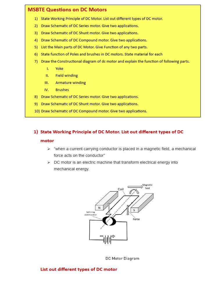 DC Motor | PDF | Electric Motor | Materials Science