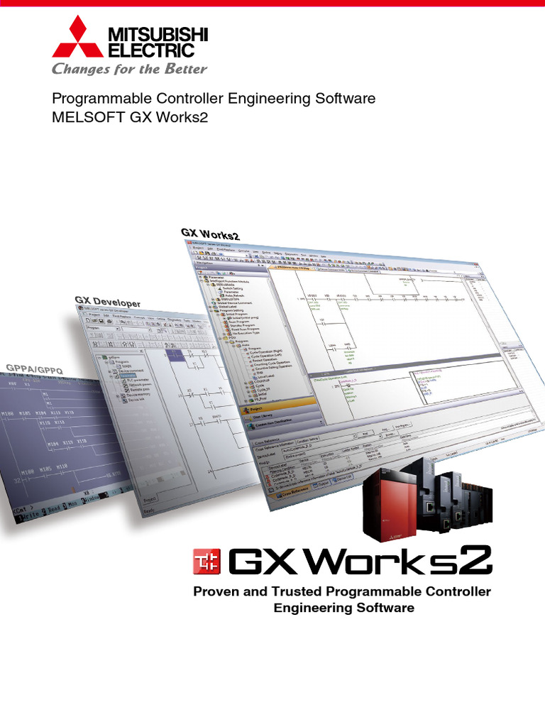 Plc Gx Works2 Pdf Programmable Logic Controller Computer Network 