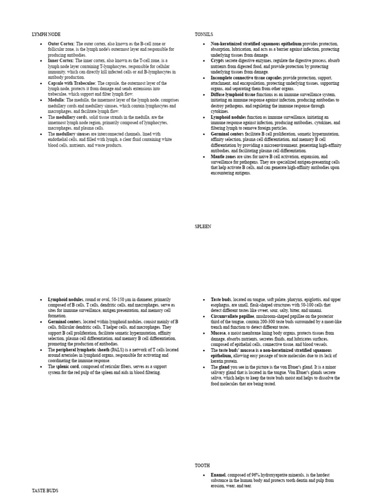 Lymph Node Pdf Lymph Node Lymphatic System