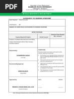 Template For Ot Request | PDF | Overtime | Industrial Relations