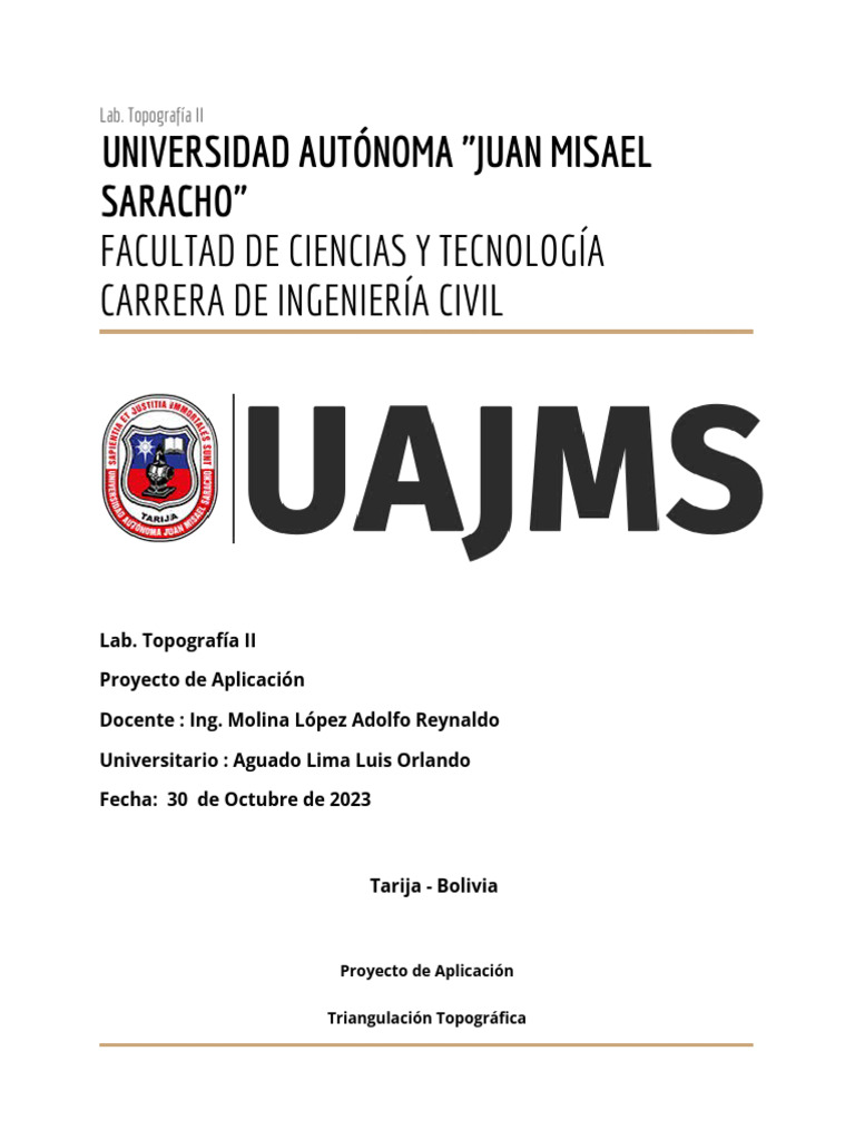 Topo Labo | PDF | Topografía | Triángulo