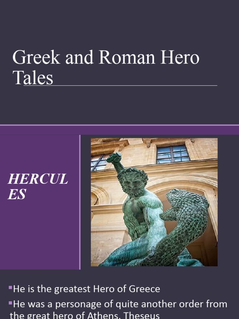Greek and Roman Hero Tales | PDF | Romulus And Remus | Ancient Greek ...