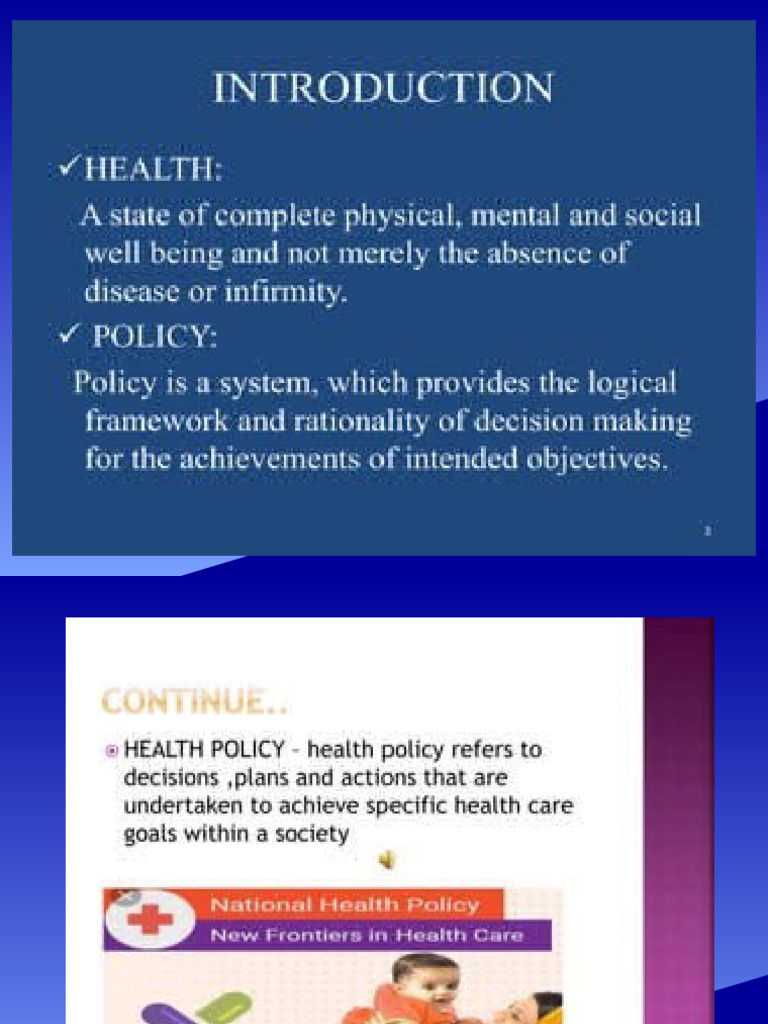 National Health Policy | PDF