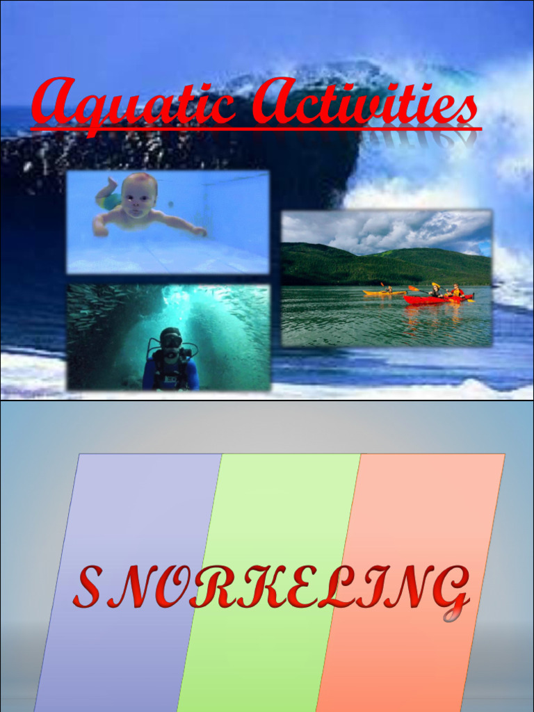 Aquatic Activities | PDF | Scuba Diving | Snorkeling