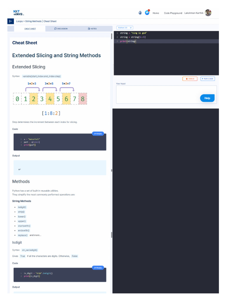 Python - String Methods | PDF