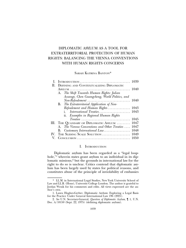 Banton | PDF | Asylum Seeker | Human Rights