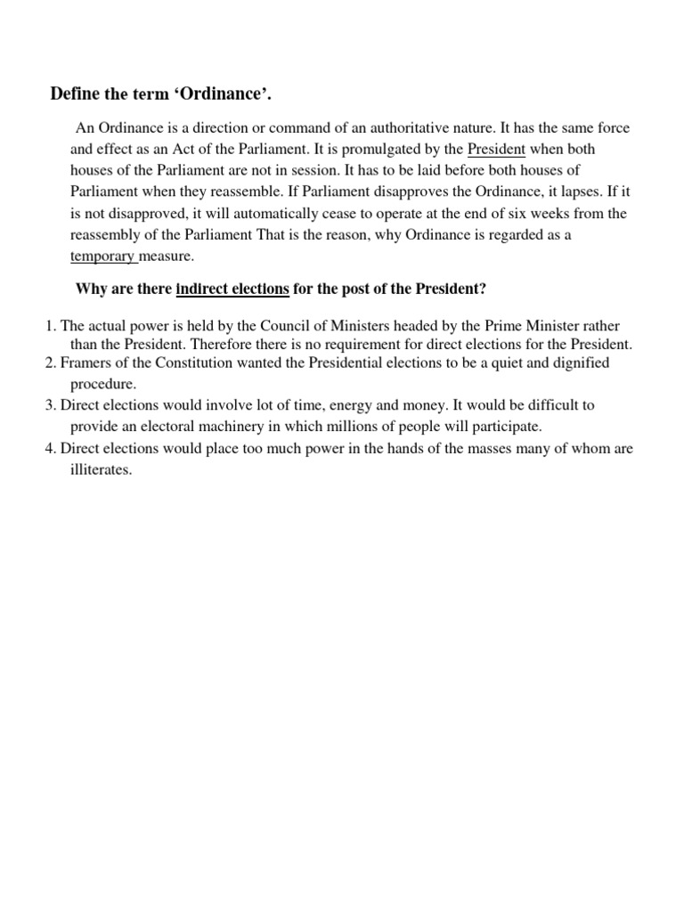 Understanding Ordinances & Elections | PDF