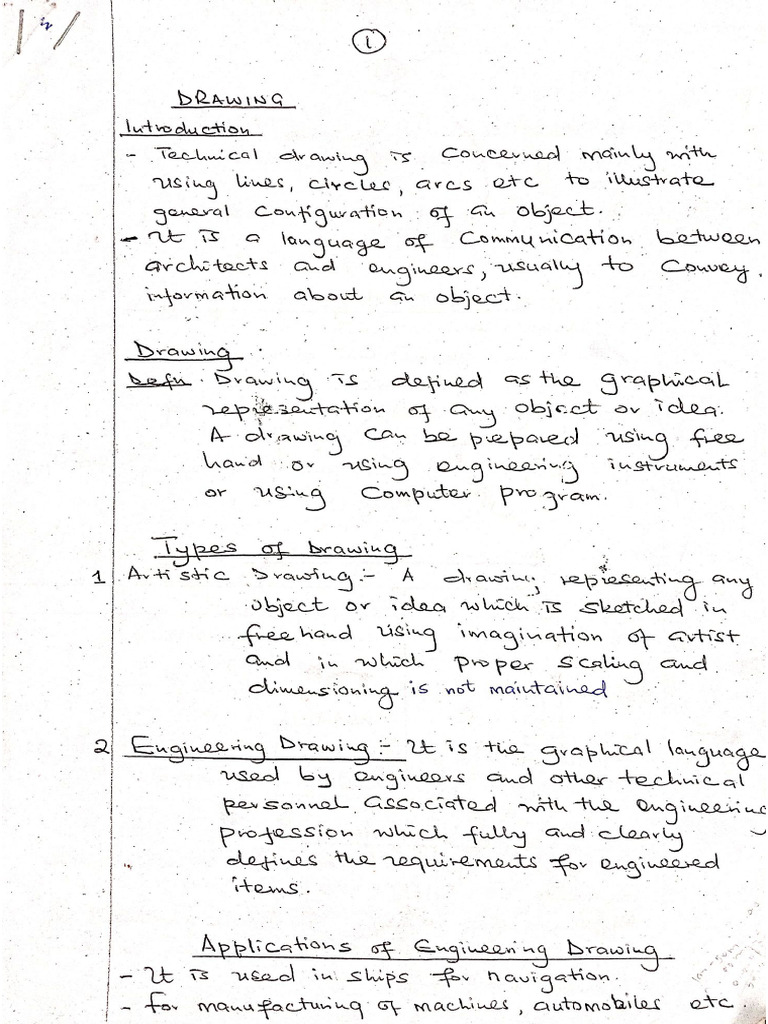 Building Drawing 1 (Introduction Notes) | PDF