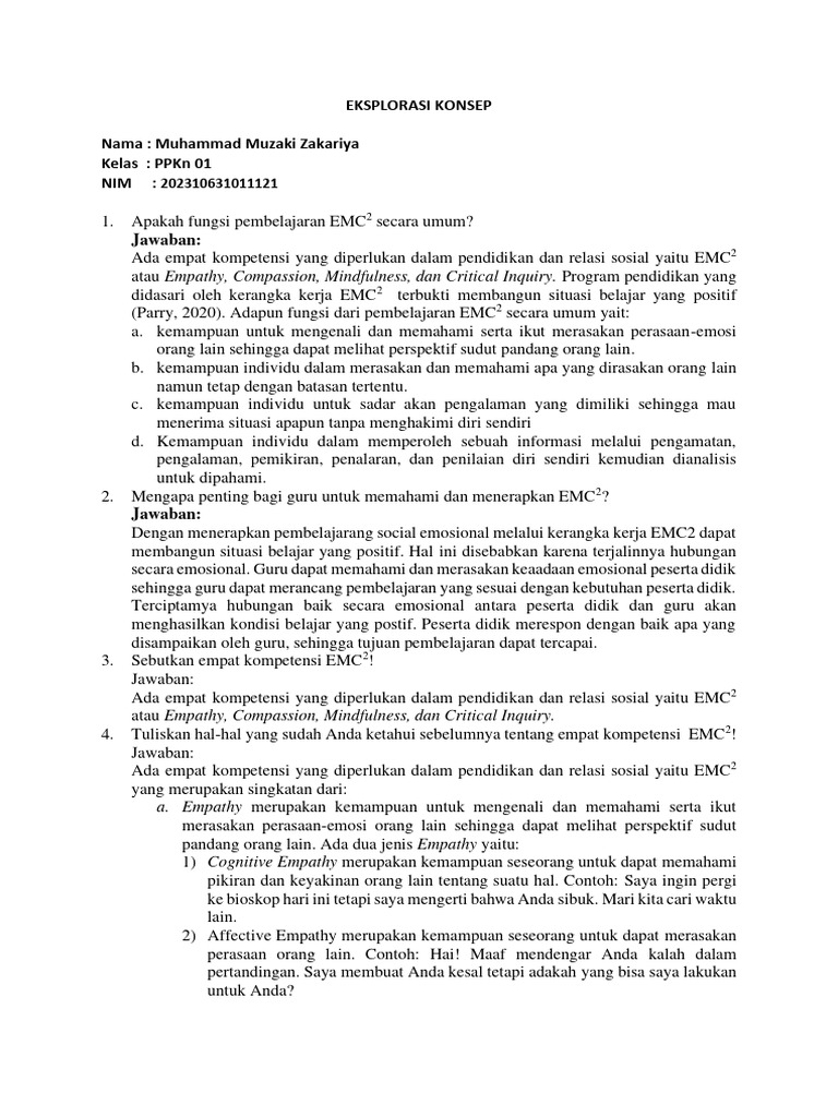 02.01.3-T2-3 Eksplorasi Konsep - Muhammad Muzaki Zakariya | PDF