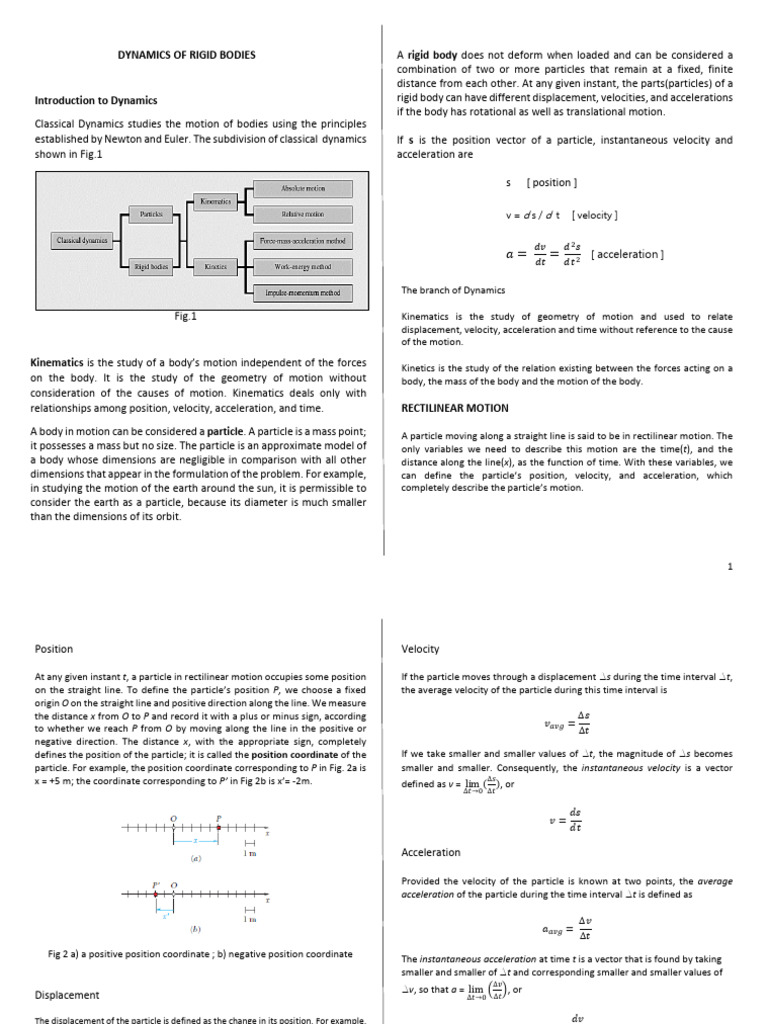 Dynamics RectangularCoordinate | PDF | Classical Mechanics | Acceleration