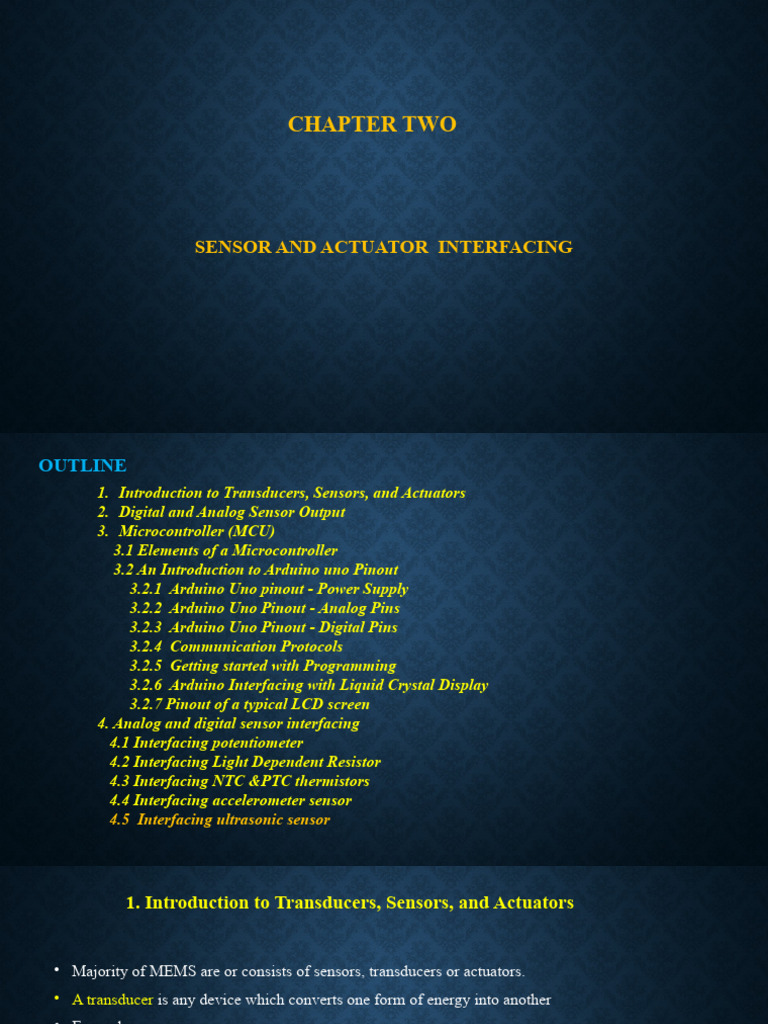 D. Chapter Two | PDF | Microcontroller | Analog To Digital Converter