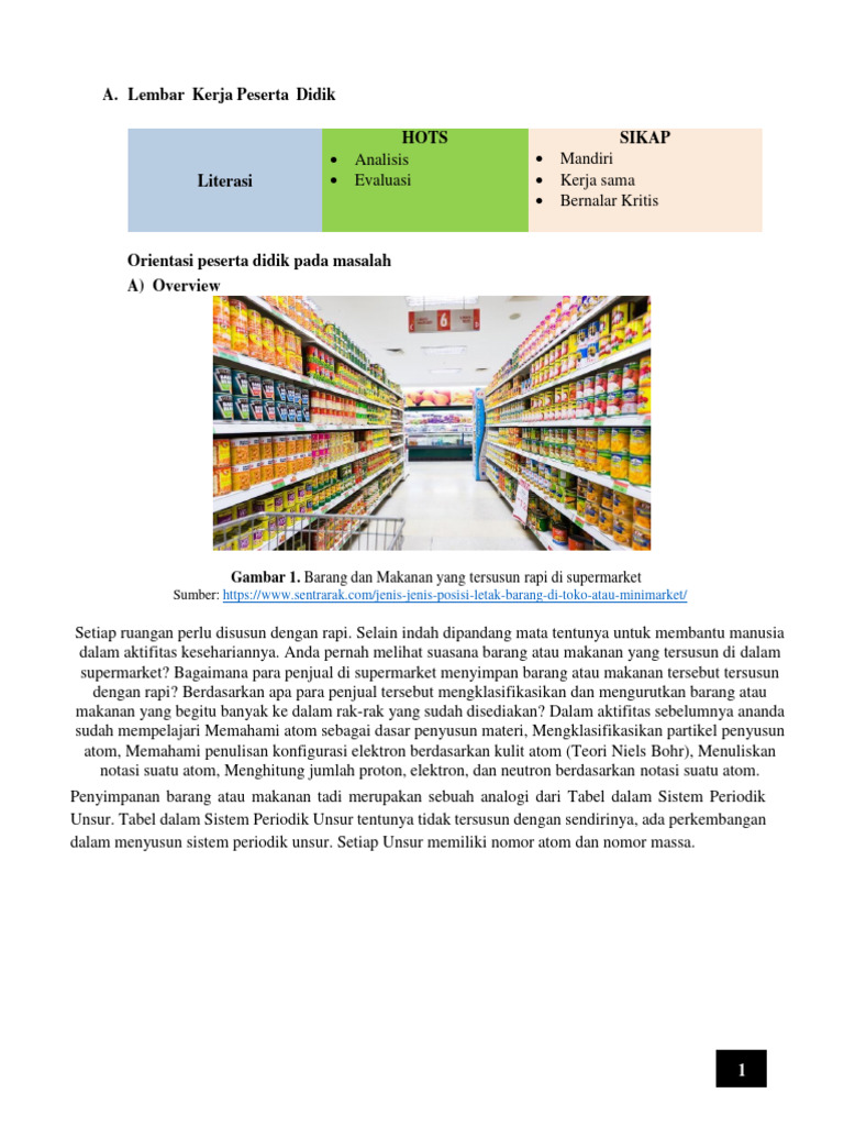 LKPD Perkembangan SPU | PDF