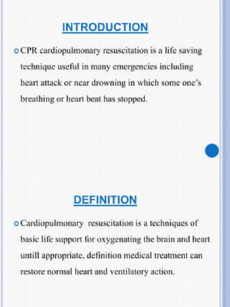 CPR | PDF