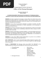 SGLGB Template - Barangay Full Disclosure Board | PDF