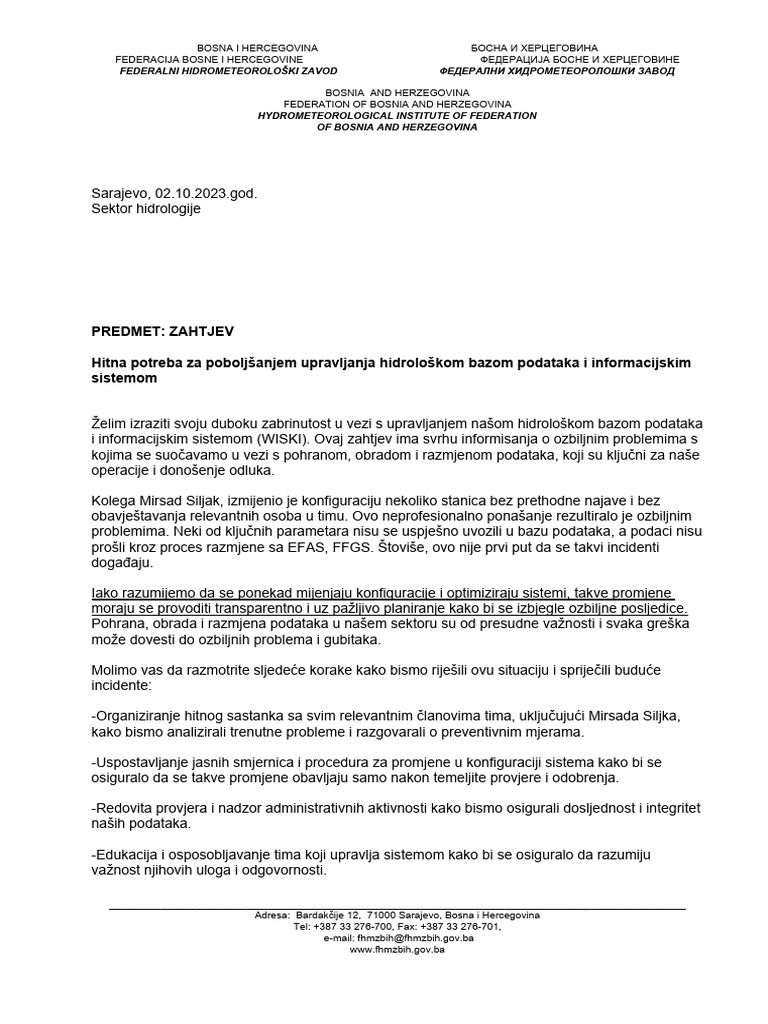 Zahtjev za nabavku | PDF