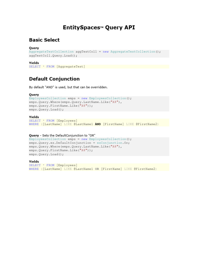 Query Api Pdf Computer Programming Databases 