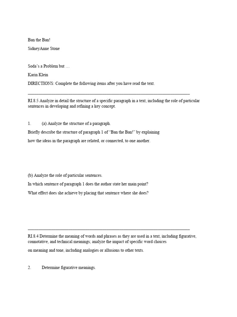 Ban The Ban | PDF | Argument | Evidence