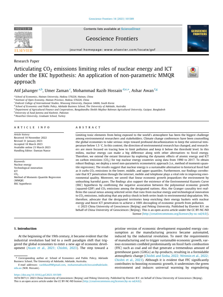 Nuclear Power and Its Role in Limiting Emission of Carbon Dioxide | PDF ...