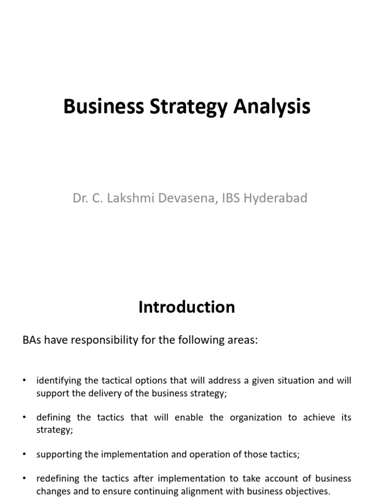 Class 8&9_ Business Strategy Analysis | PDF | Swot Analysis | Strategic Management