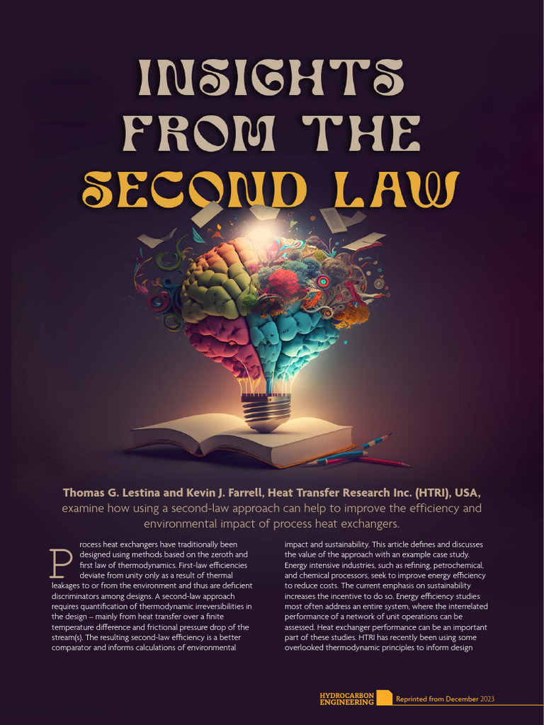 Insights form the Second Law | PDF | Heat | Thermodynamics