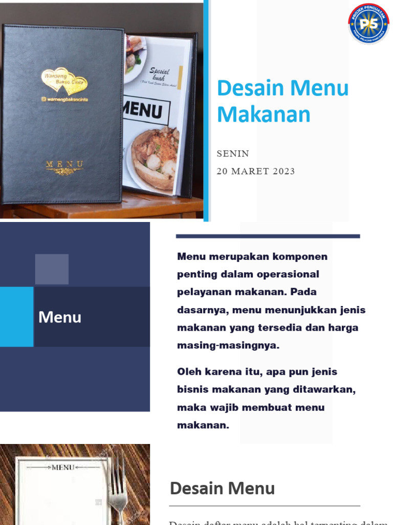 Desain Menu Makanan yang Menarik | PDF | Bisnis