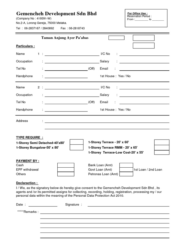 GD-Taman Anjung Ayer Pa'Abas | PDF