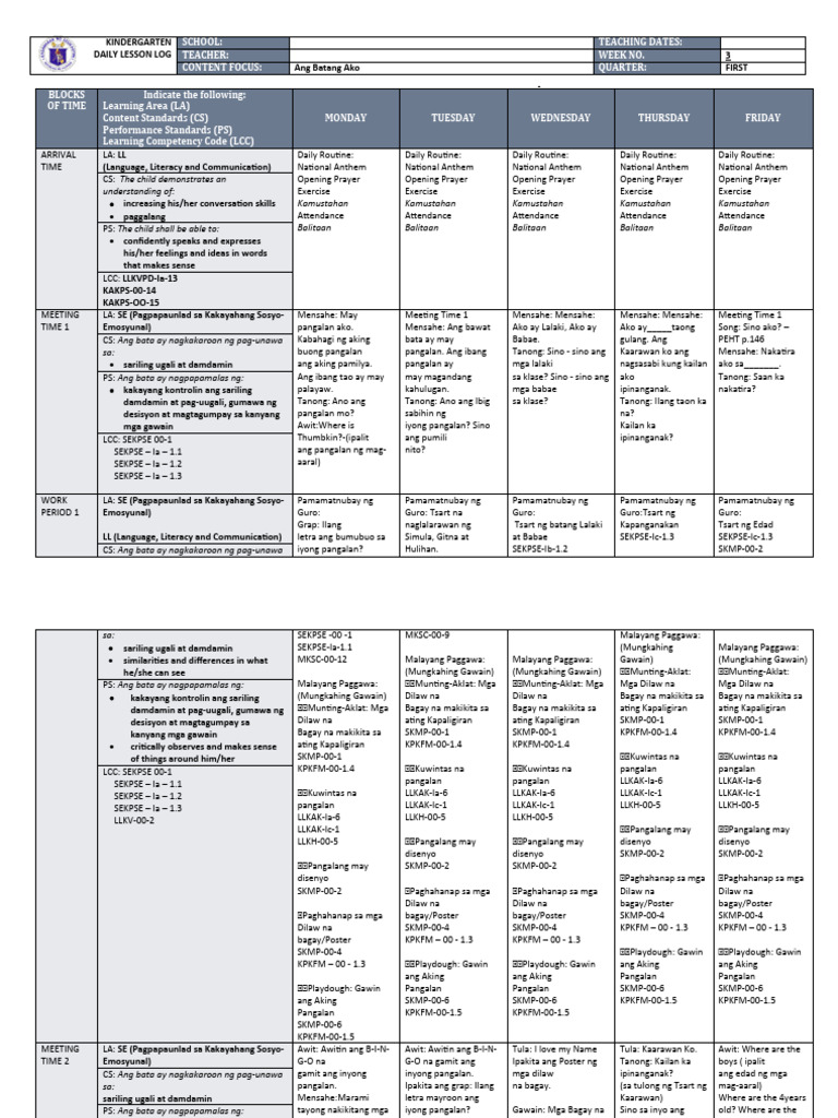 DLL Kinder W3 | PDF