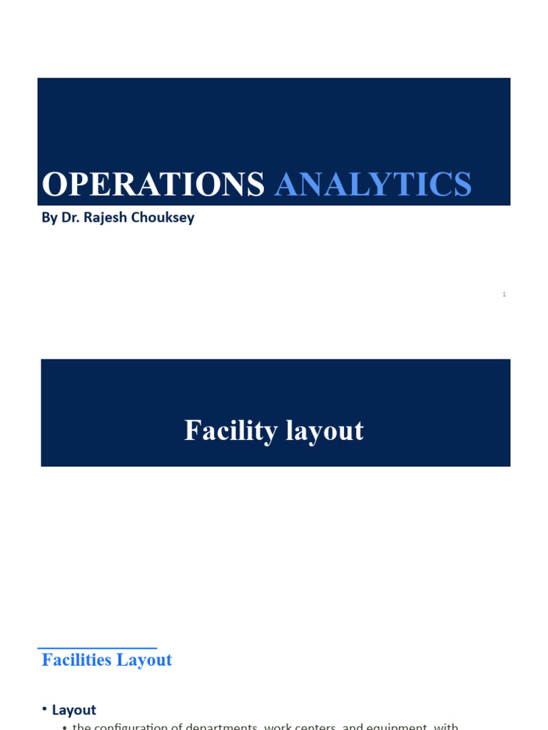 Facility Layout & Design Guide | PDF | Inventory | Business