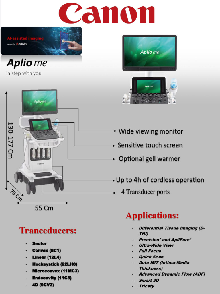 Canon Aplio me - Copy | PDF