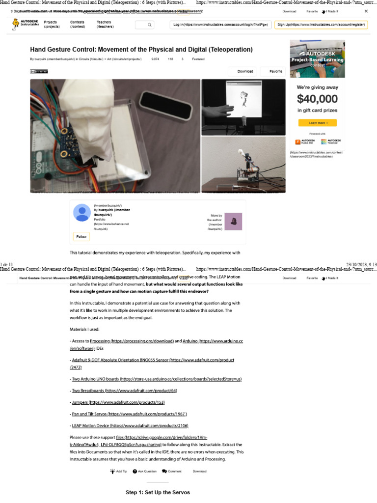 Hand Gesture Control | PDF | Computing