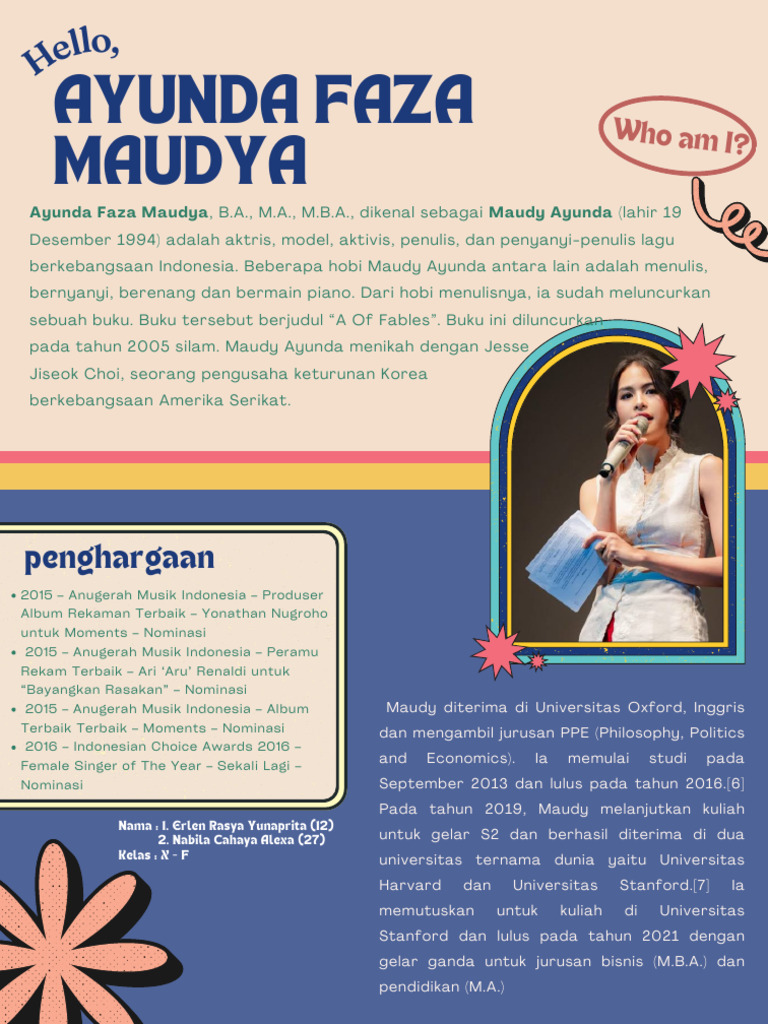 Biografi Maudy Ayunda | PDF