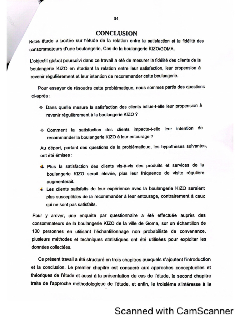 Conclusion TFC | PDF