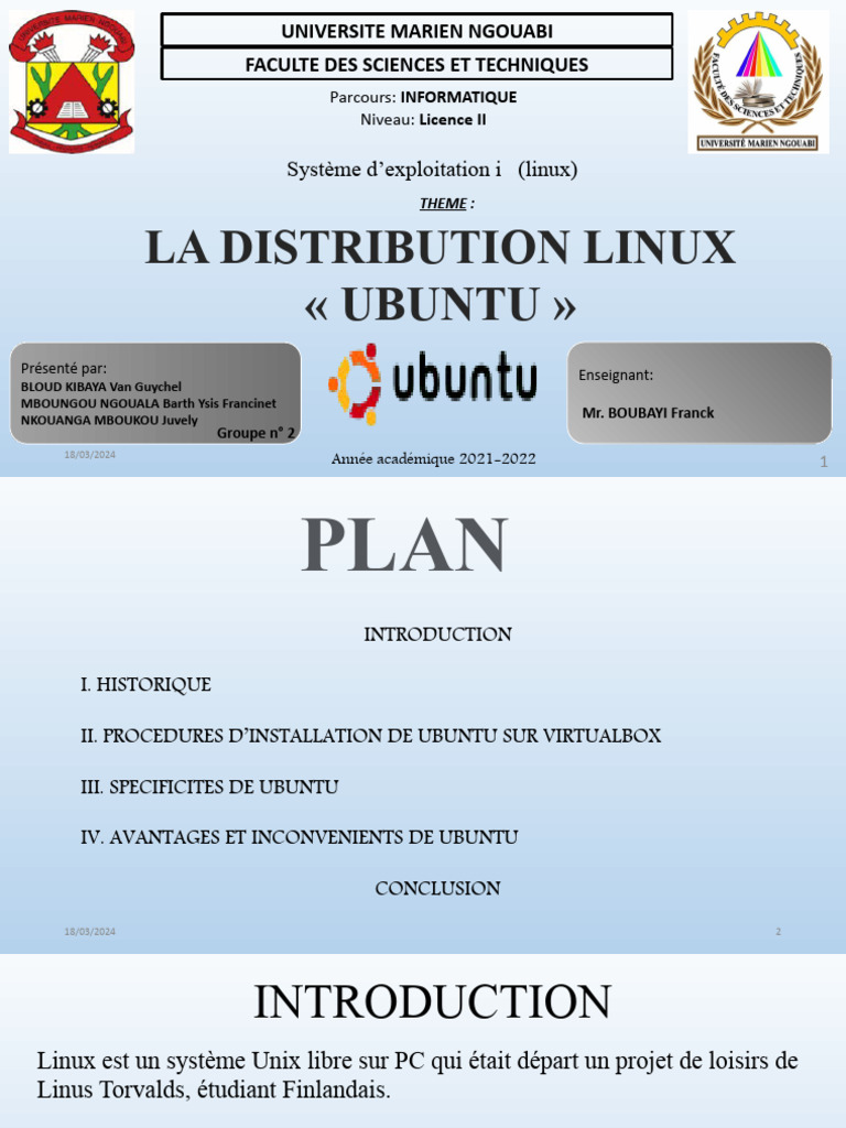 Installation d'Ubuntu sur VirtualBox | PDF | Distribution Linux | Machine virtuelle