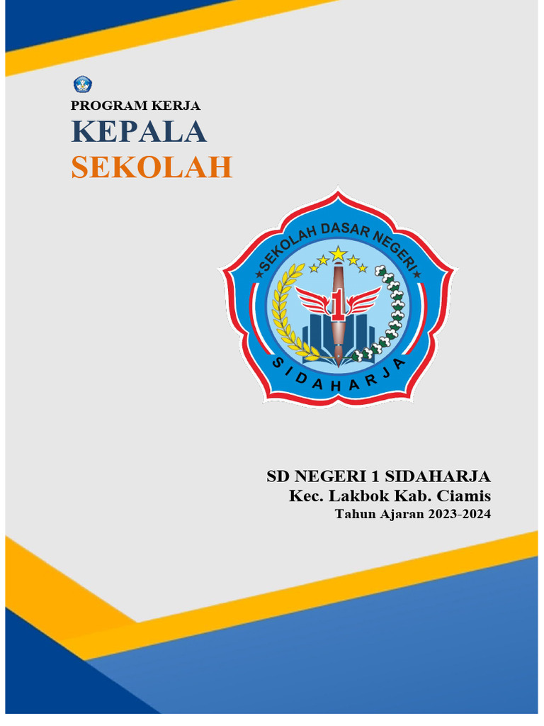 Program Kerja Kepala Sekolah | PDF