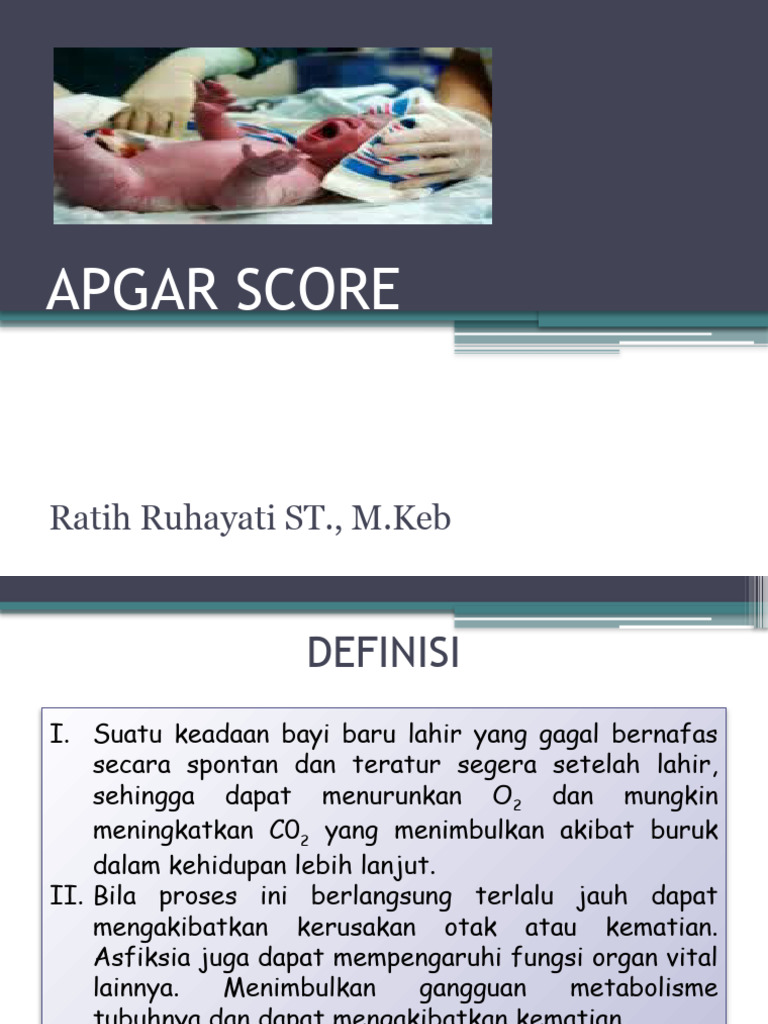 APGAR SCORE-KEP | PDF