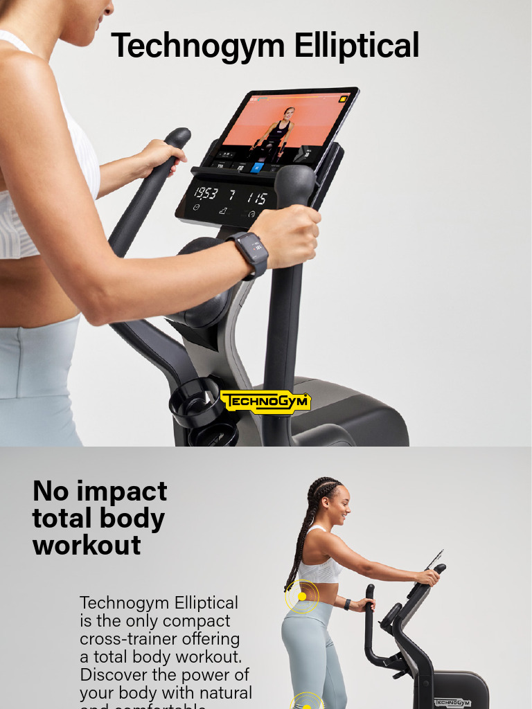 Technogym Elliptical Catalogue | PDF