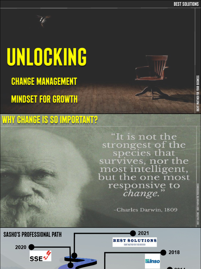 Unlock Change Management Mindset For Growth - 2 Half Days Workshop ...