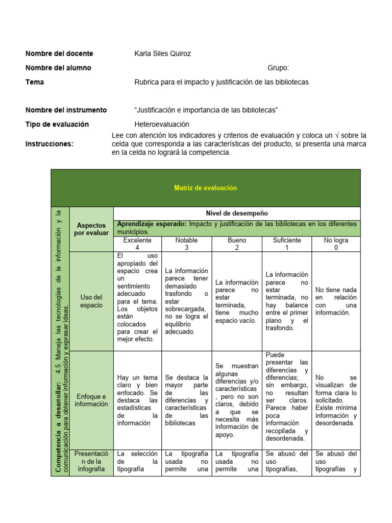 Rubricas de Ciencias Sociales | PDF | Evaluación | Puntuación