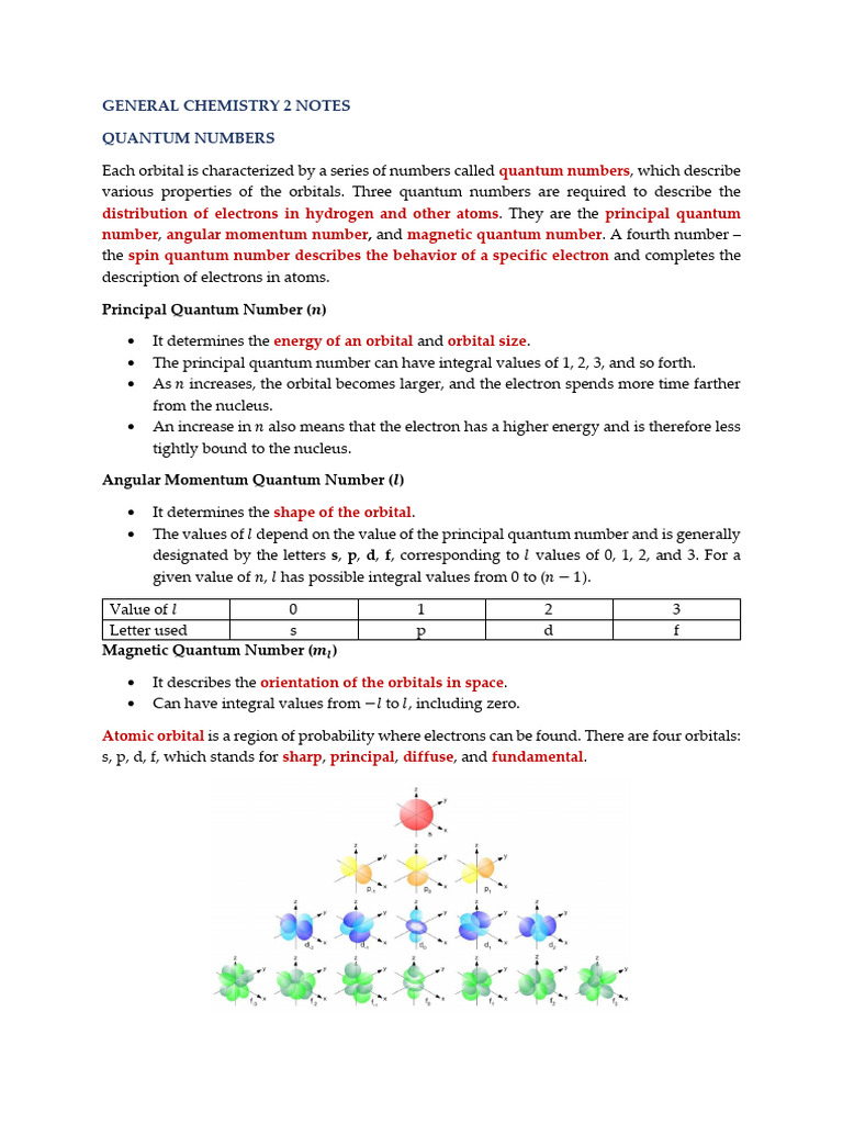General Chemistry 2 Notes | PDF | Chemical Polarity | Chemical Bond
