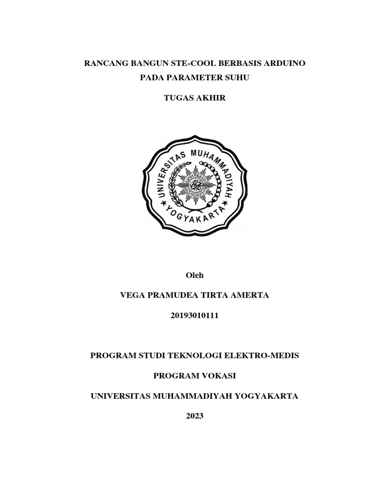 Rancang Bangun Ste-Cool Arduino | PDF | Griya & Taman | Komputer