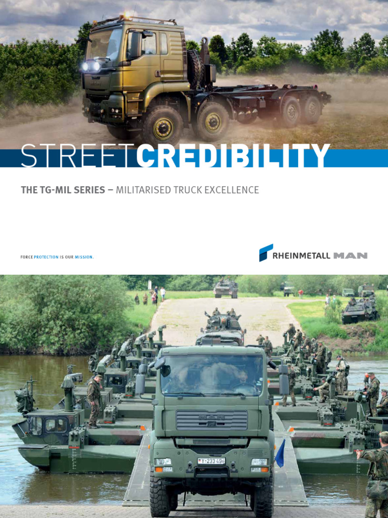 MIlitarised Truck MAN - TG Series | PDF | Truck | Axle