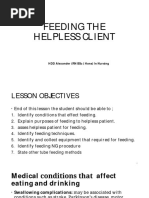Assisting Patients with Feeding Techniques | PDF | Eating | Nursing