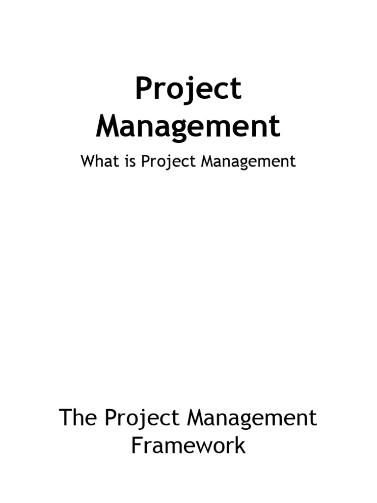 Comprehensive Project Management Guide | PDF | Project Management ...