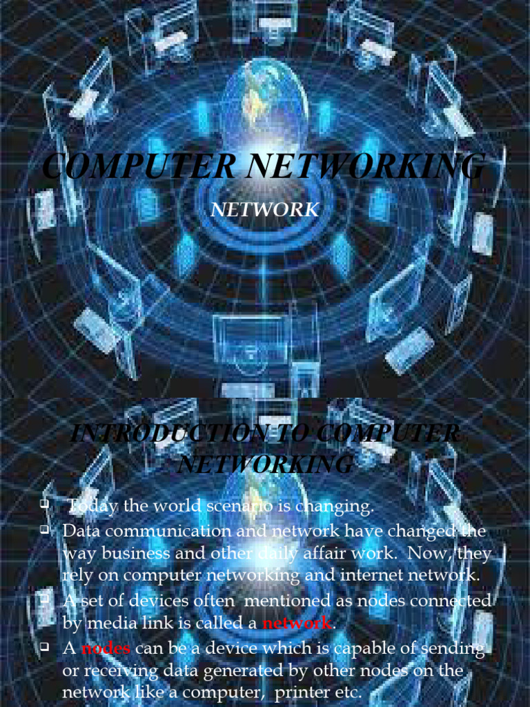 Computer Networking Pdf Computer Network Local Area Network