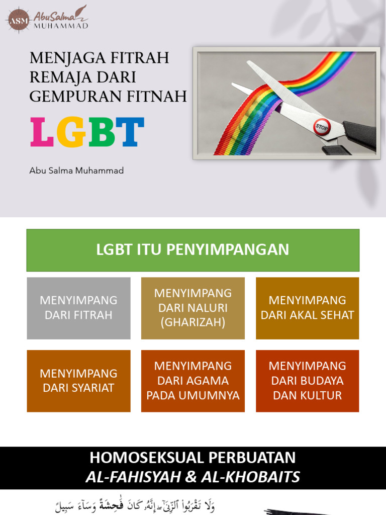 Menjaga Fitrah Remaja Dari LGBT | PDF