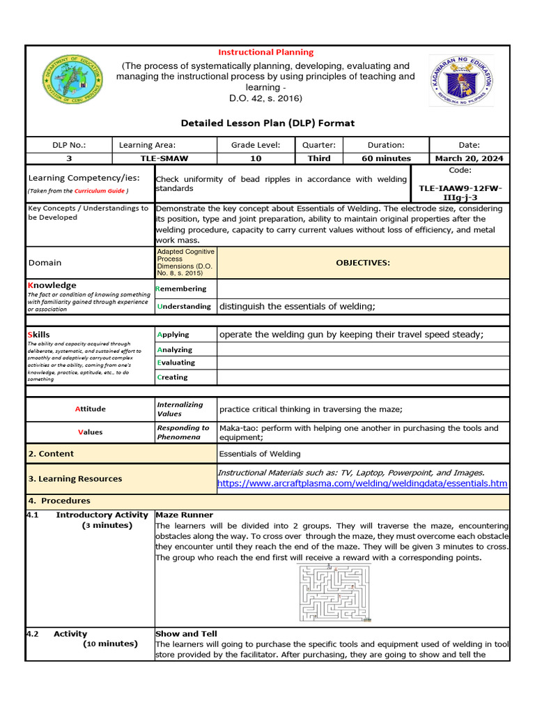 DLP-3-SMAW | PDF | Welding | Construction