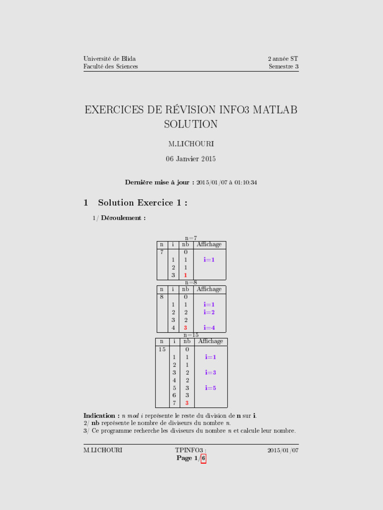 Revision MTLB Solution | PDF | Génie logiciel | Programmation informatique