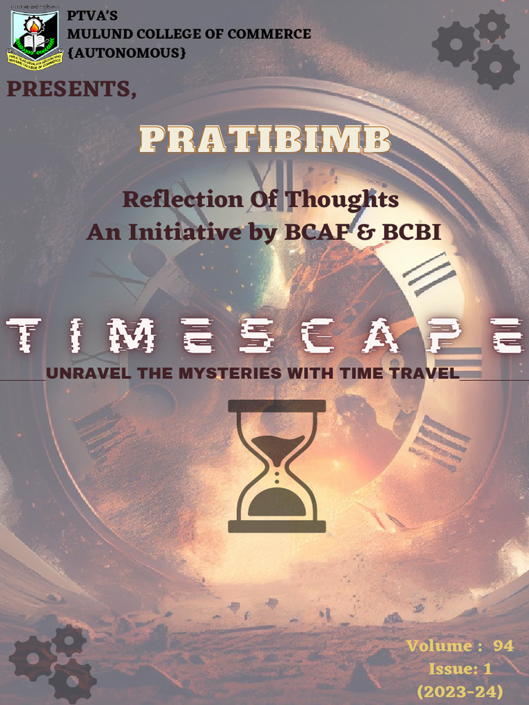 Pratibimb Newsletter 2023-24 | PDF | Time Travel