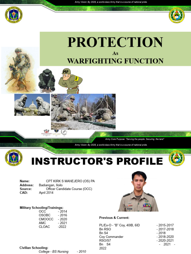 Army Protection Training Guide | PDF | Cbrn Defense | Bomb Disposal